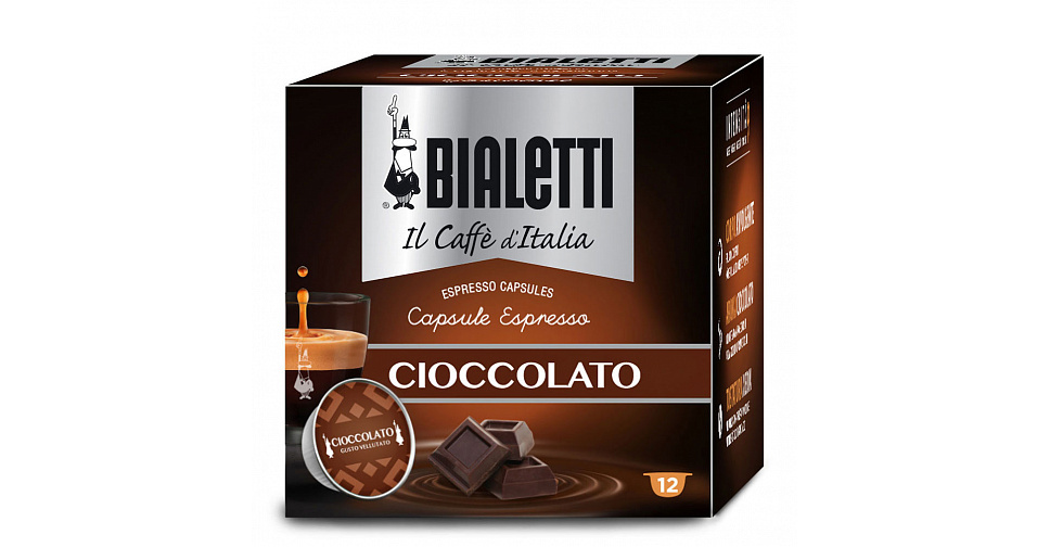 Кофе Bialetti Cioccolato в капсулах для кофемашин Bialetti в ...
