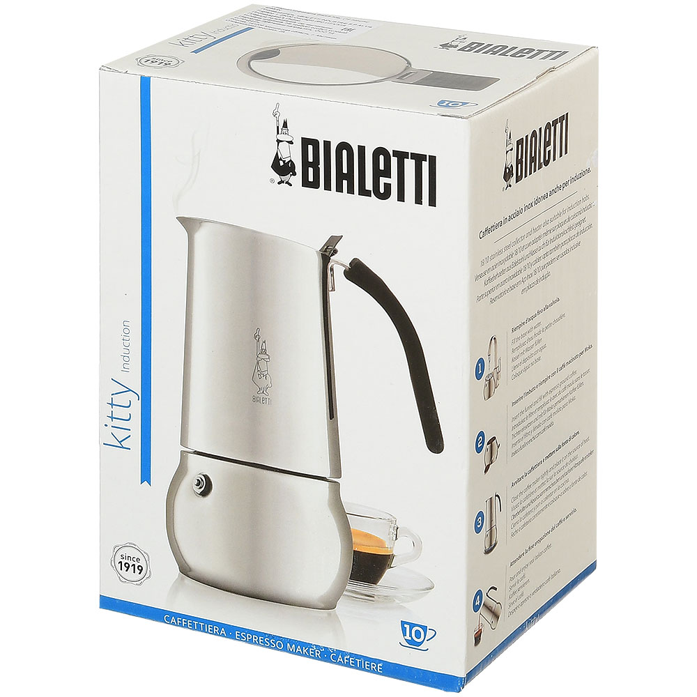 Гейзерная кофеварка Bialetti Kitty в официальном интернет-магазине Bialetti